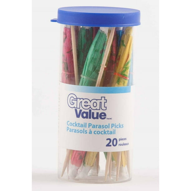 Great Value Cocktail Parasol Picks - Walmart.ca
