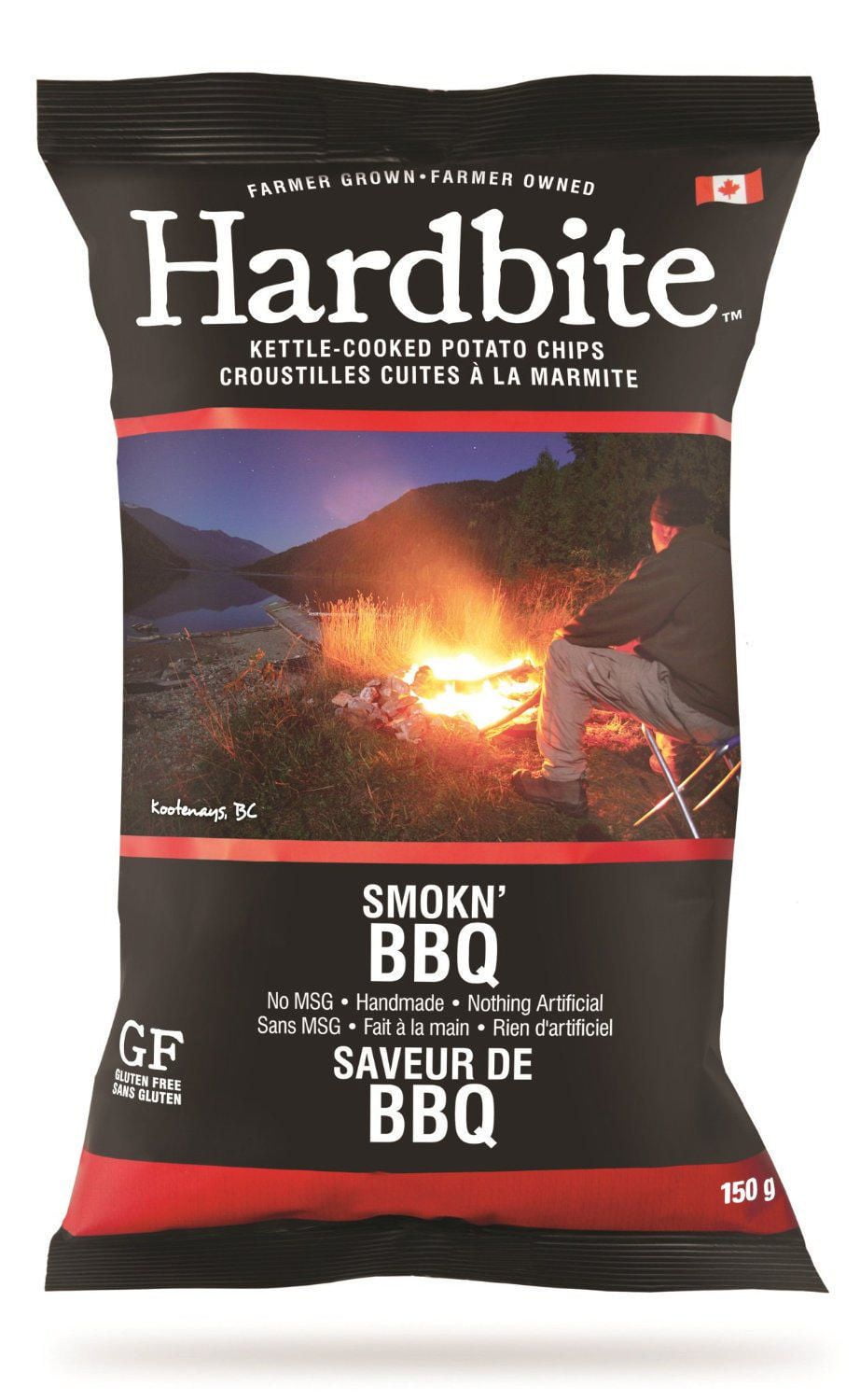 Hardbite Chips Hardbite Smokin' BBQ Kettle Cooked Potato Chips ...