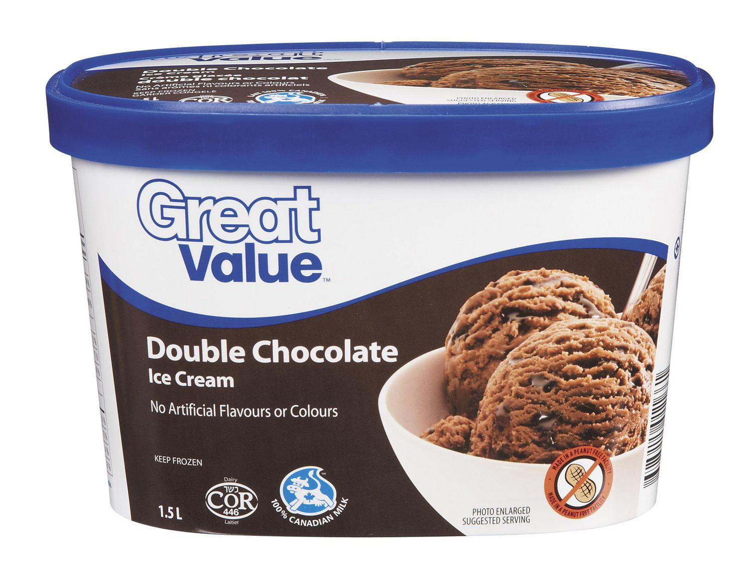 Great Value Double Chocolate Ice Cream | Walmart Canada