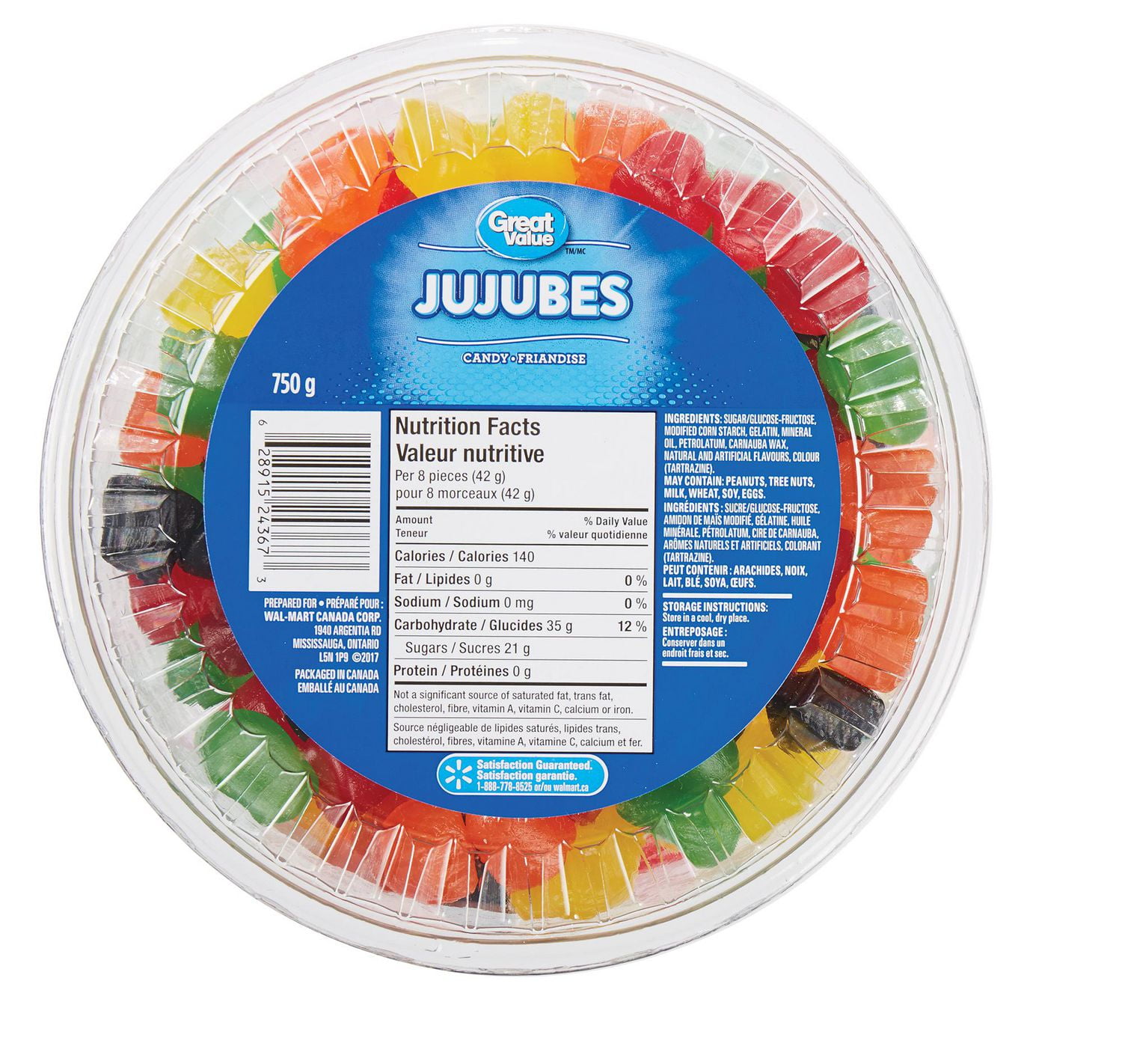 Great Value Jujubes | Walmart Canada