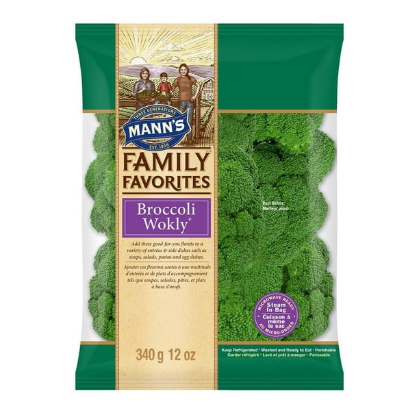 Broccoli, Florets, Mann's, 12 oz - Walmart.ca