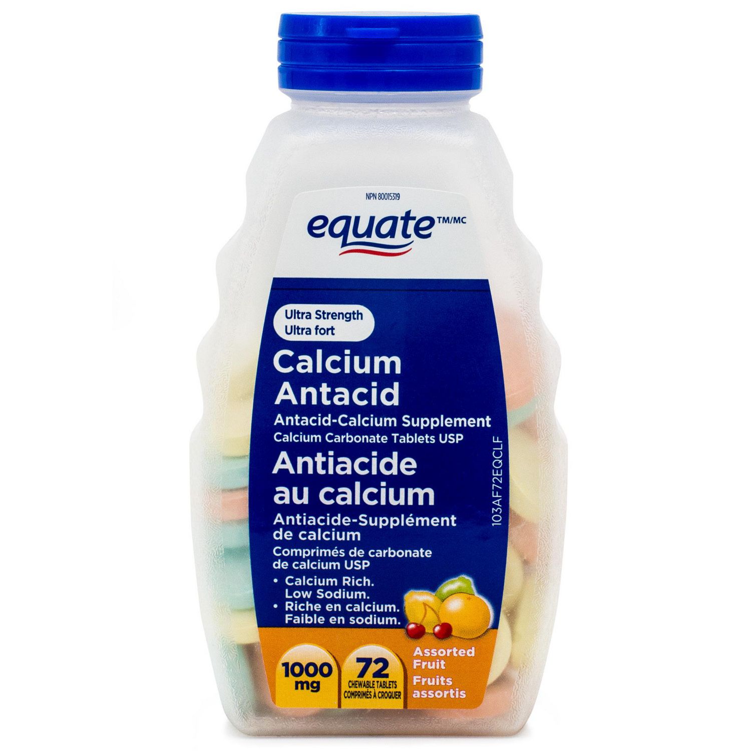 Equate Ultra Strength Calcium Antacid – Assorted Fruit, Antacid-Calcium ...