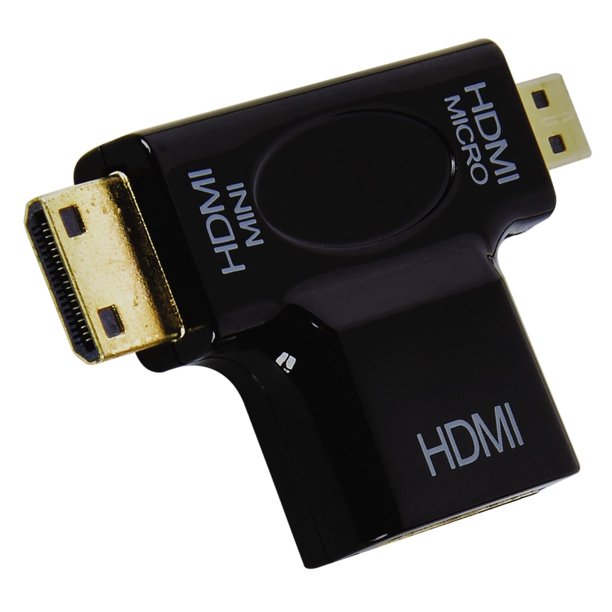 Adaptateur HDMI Femelle vers HDMI Mini Mâle et HDMI Micro Mâle de RCA ...