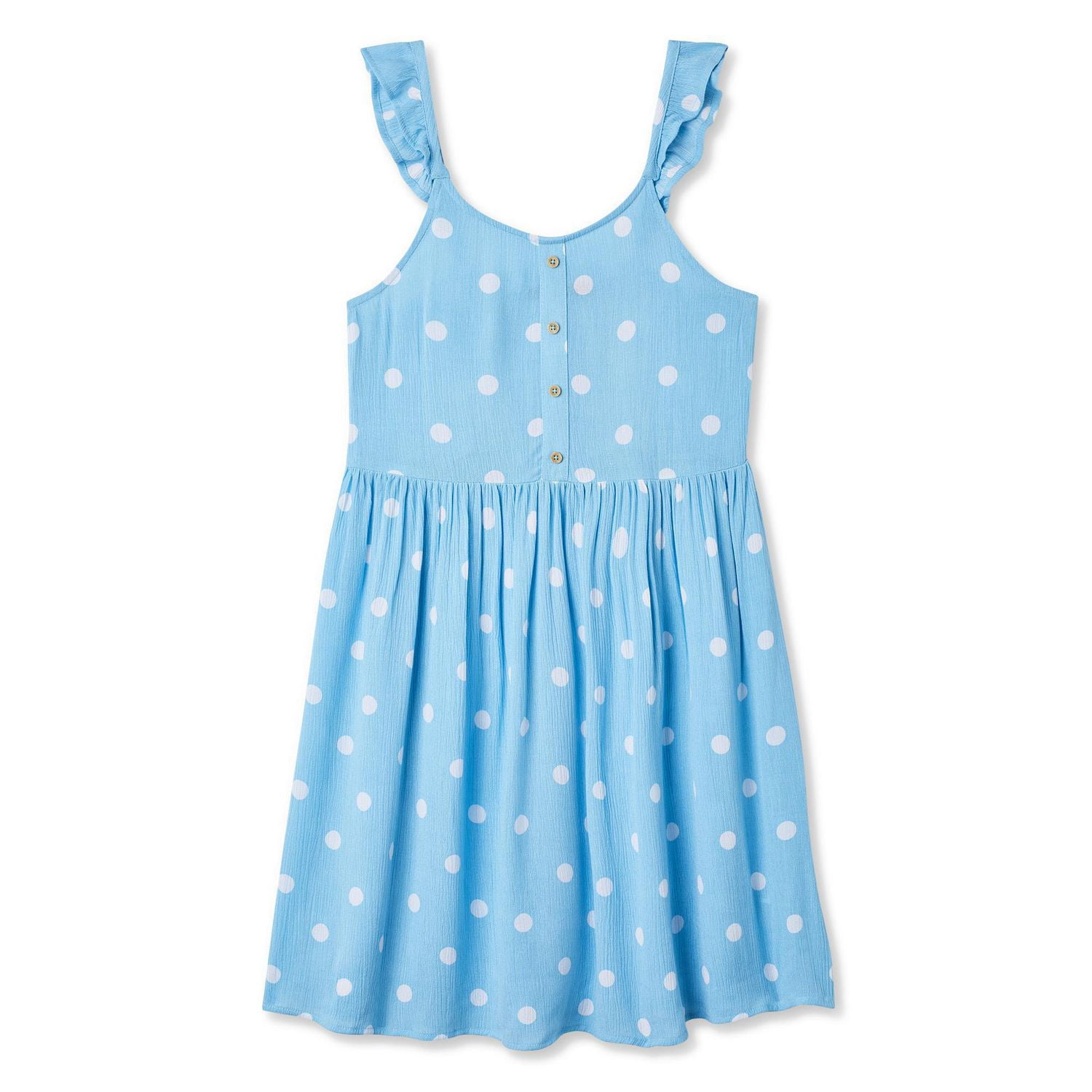 George Girls' Button Front Dress | Walmart Canada