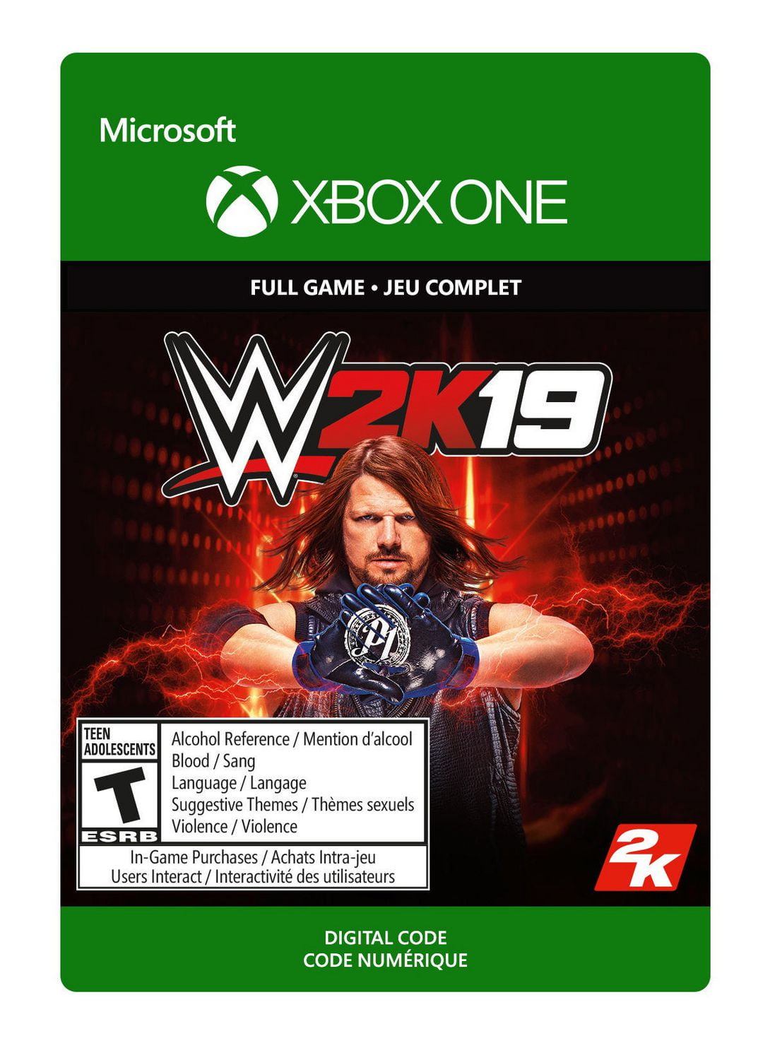 Xbox One WWE 2K19 [Download] | Walmart Canada