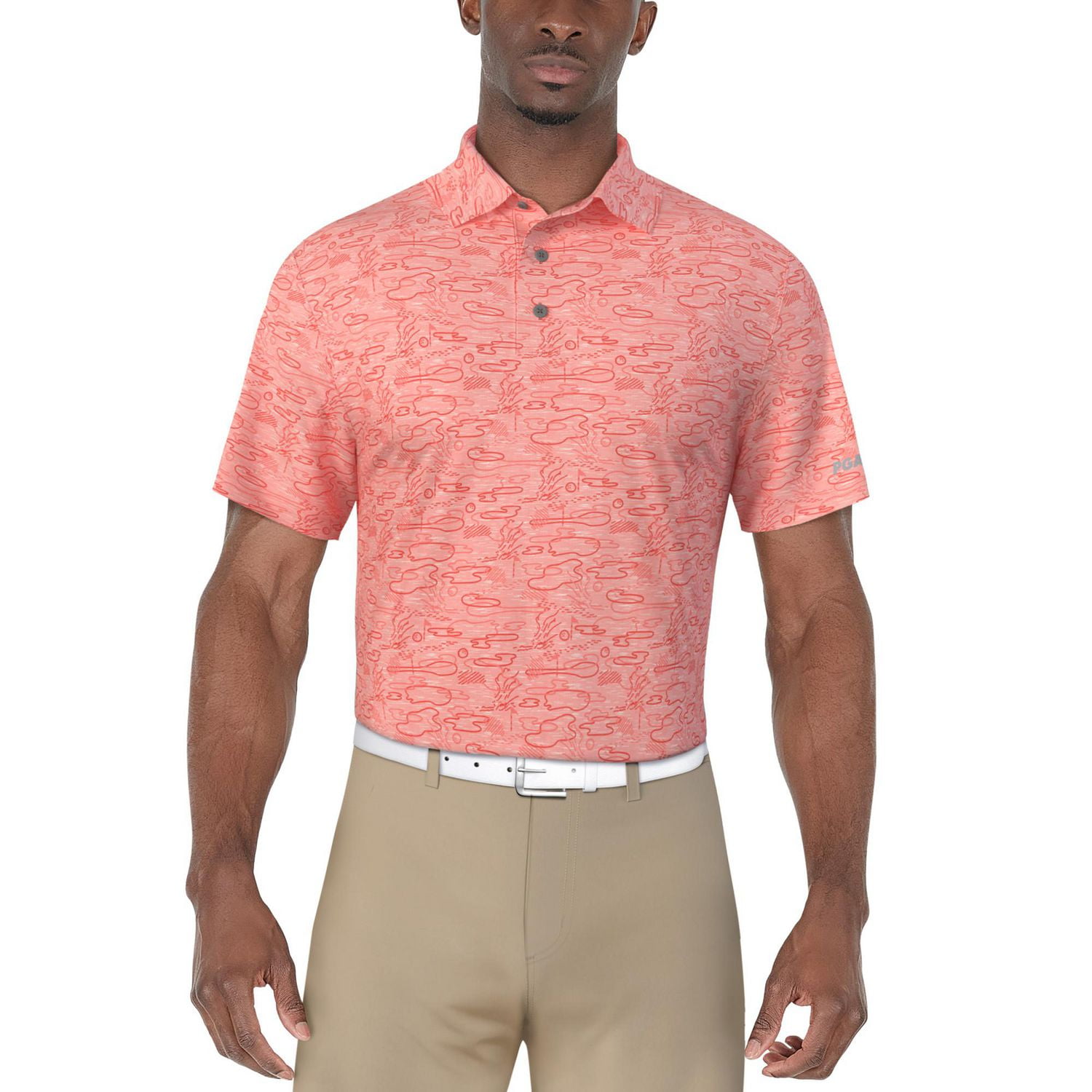PGA TOUR Course Essentials Men's Linear Conversational Print Short ...