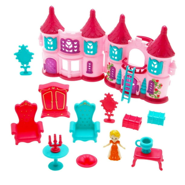 Kid Connection All About Her Princess Castle Doll House Playset 15 ...
