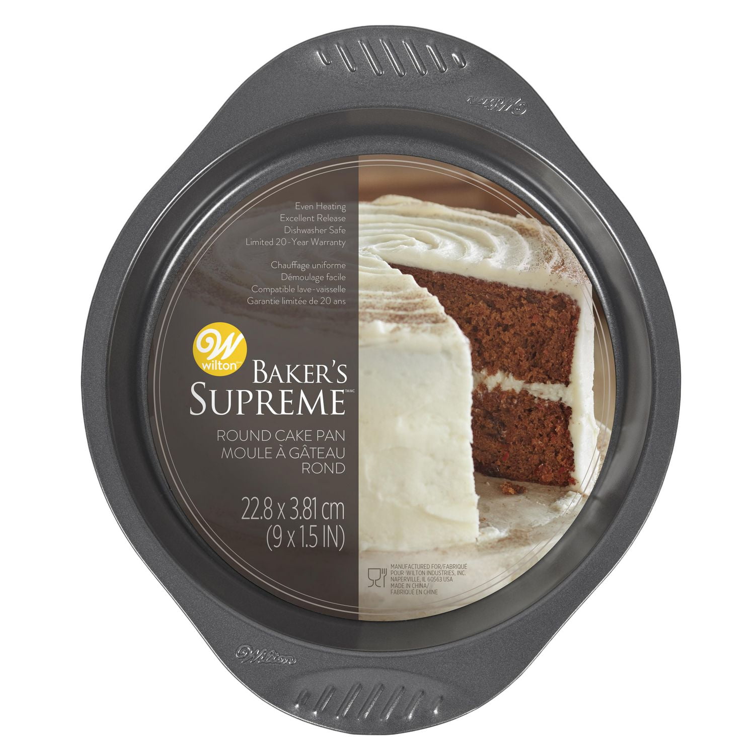Wilton Baker's Supreme Premium Non-Stick Bakeware Round Pan | Walmart ...