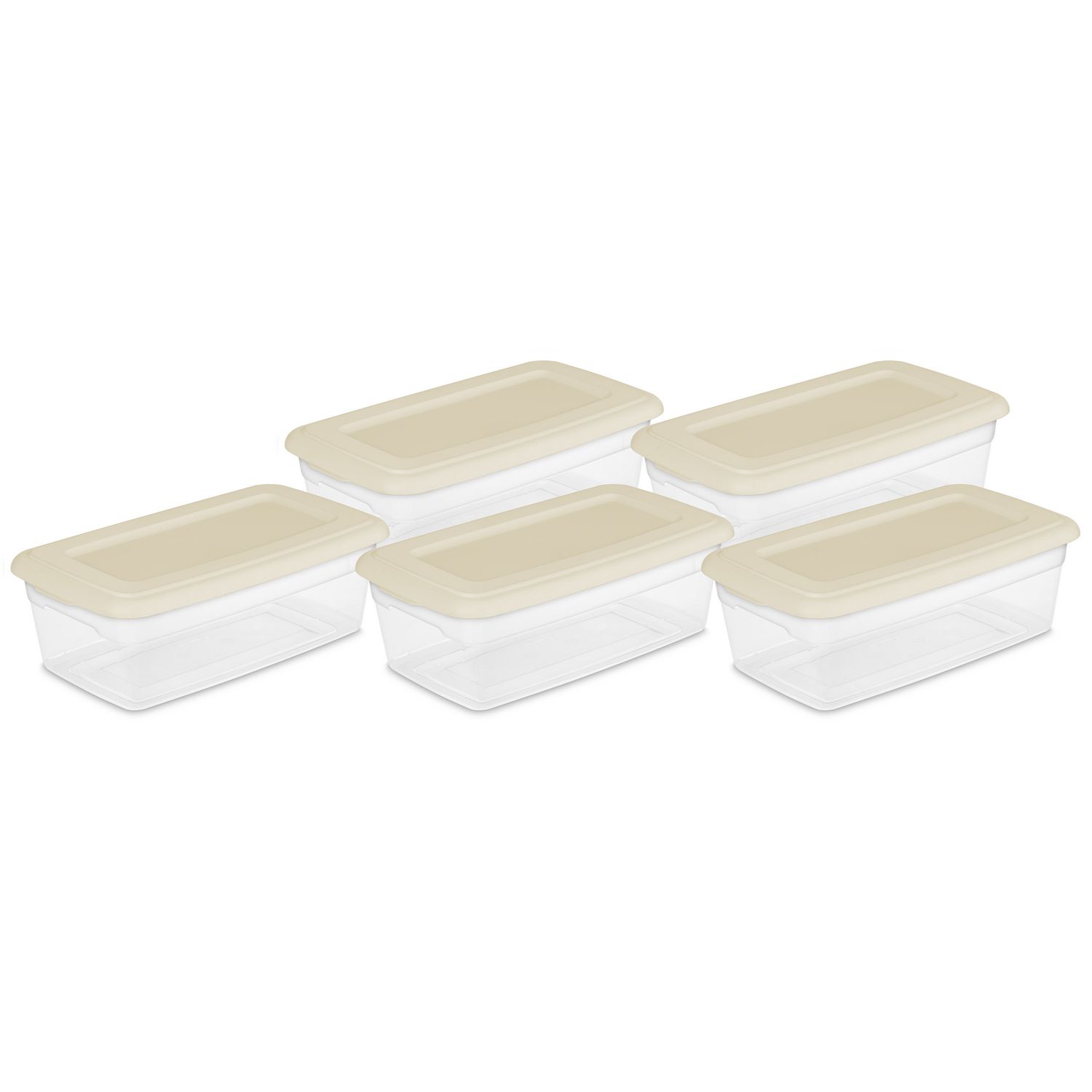 Sterilite 5.7 Liter Tan Boxes | Walmart Canada