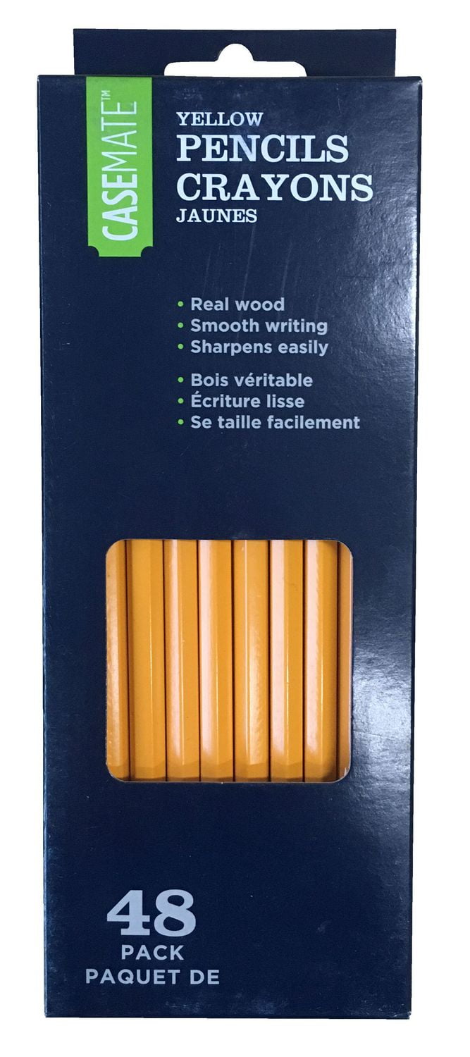 Casemate Hb Yellow Wood Pencils | Walmart Canada