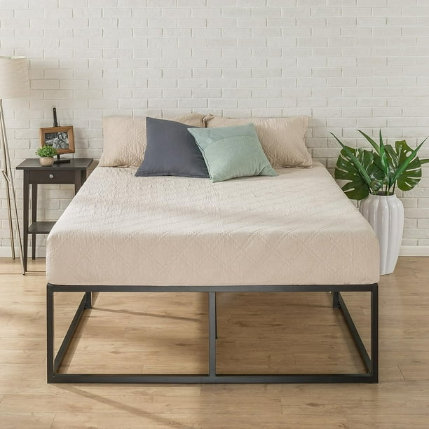 Zinus Joseph Modern Studio 18 Inch Platform Bed Frame, Mattress ...