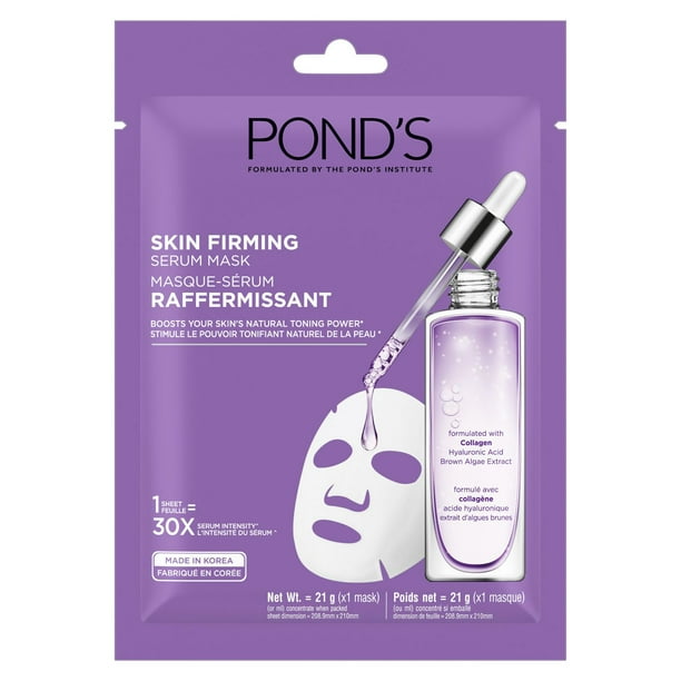 Pond's Firming Serum Mask, Net wt. = 21 g (x1 mask) - Walmart.ca