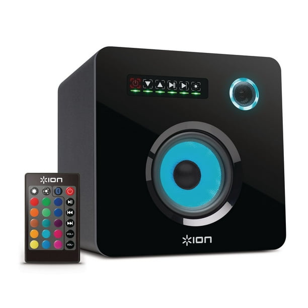ION Audio Flash Cube Bluetooth Wireless Speaker with Colored Lighting and Remote - Walmart.ca