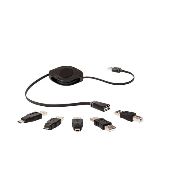 ONN Universal USB Cable Kit with 5 Adapter Tips - Walmart.ca