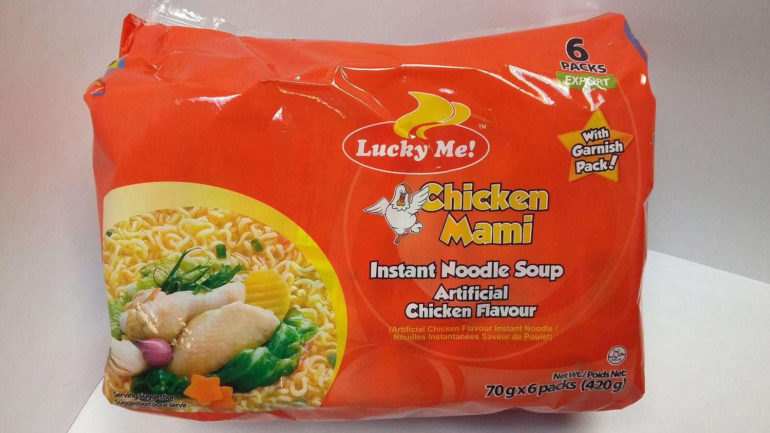Lucky Me Chicken Mami Instant Noodle Soup | Walmart Canada