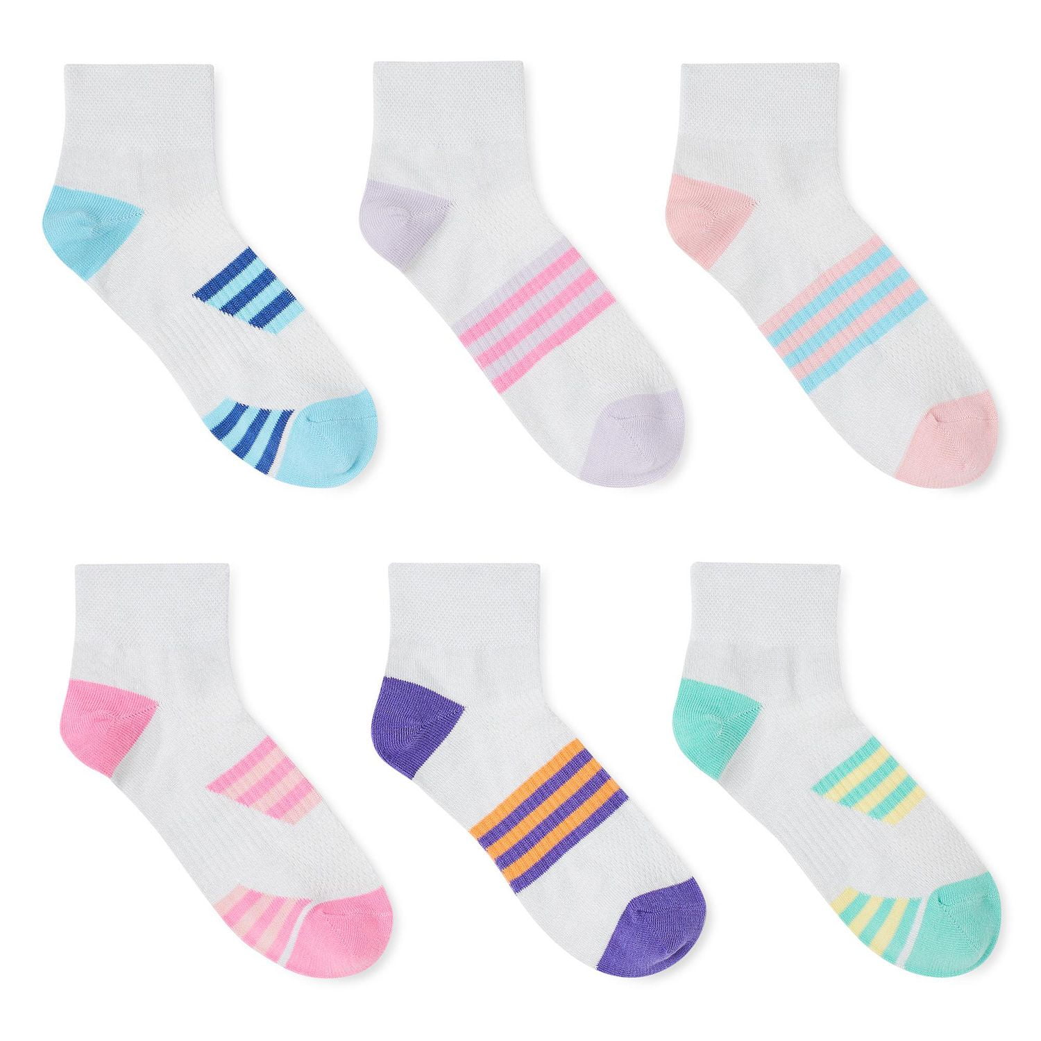 Click here for Athletic Works Womens Ankle Socks 6-Pack 4-10 prices