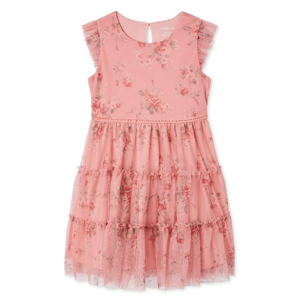 George Girls' Tiered Dress - Walmart.ca
