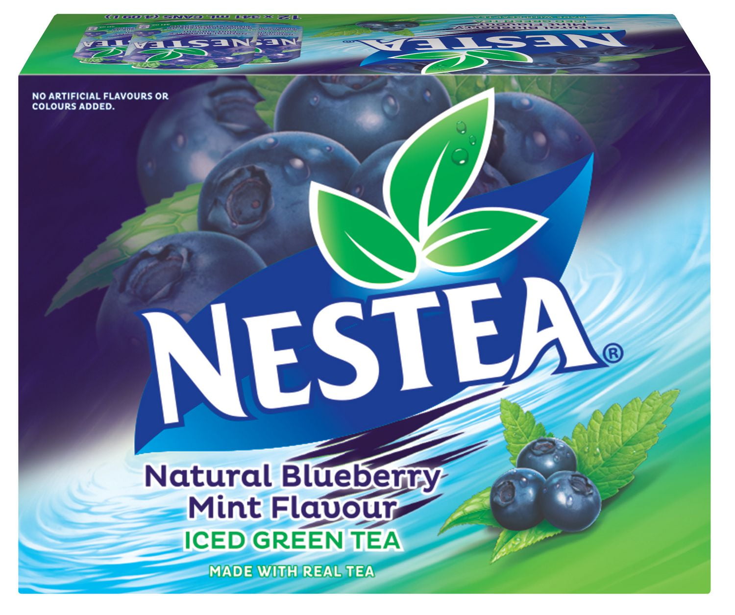 Nestea Natural Blueberry Mint Flavour Iced Green Tea | Walmart Canada