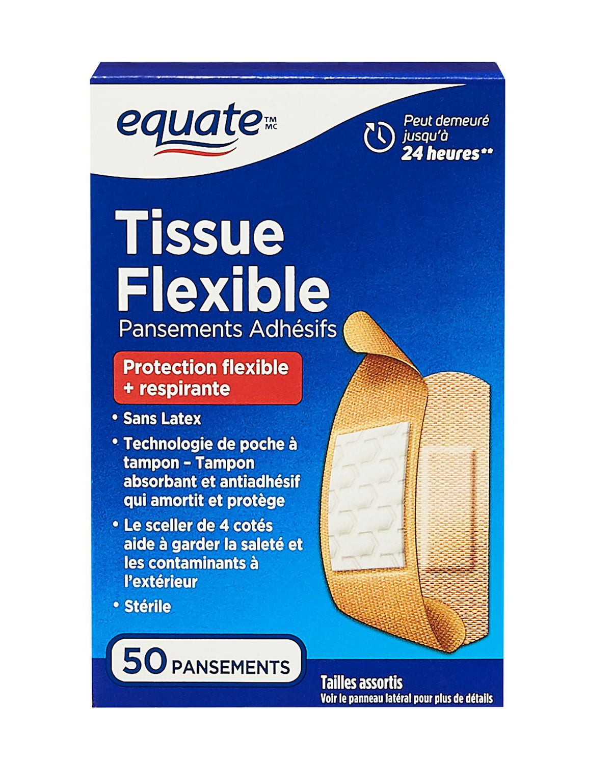 Click here for Equate Flexible Fabric Adhesive Bandages prices