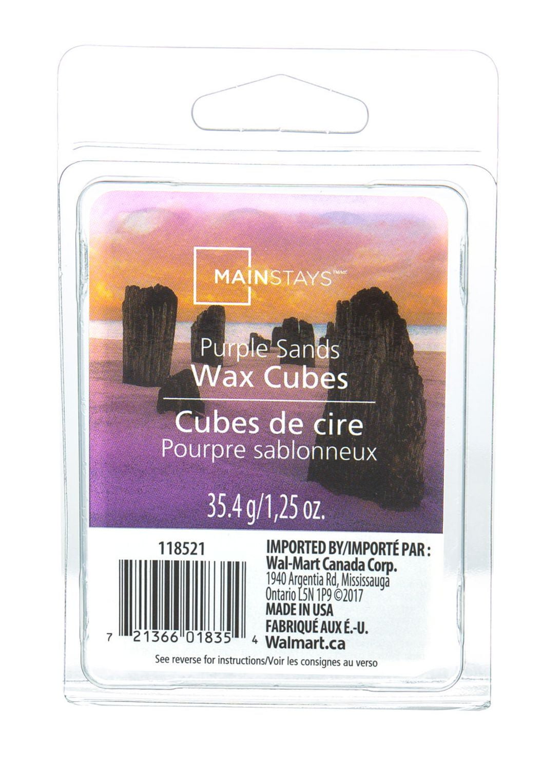 Mainstays Purple Sands Wax Cubes | Walmart Canada