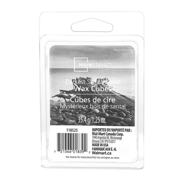 Mainstays Darkest Sandalwood Wax Cubes - Walmart.ca