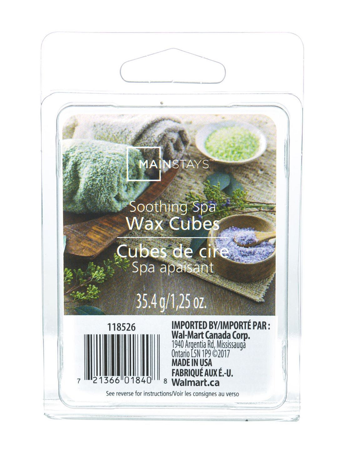 Mainstays Soothing Spa Wax Cubes | Walmart Canada
