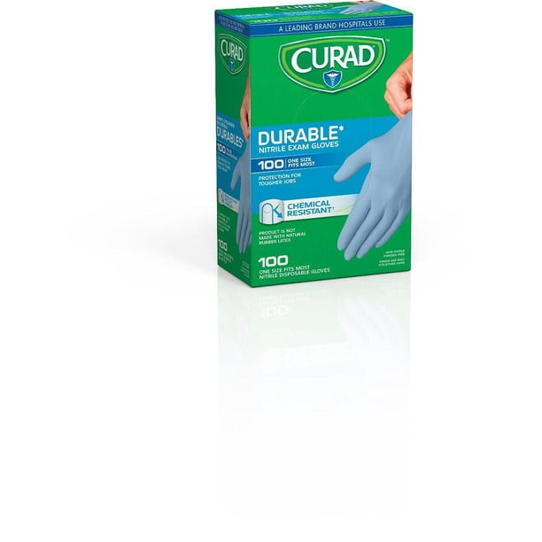 Curad Nitrile Gloves, One Size Fits Most, 100 Count - Walmart.ca