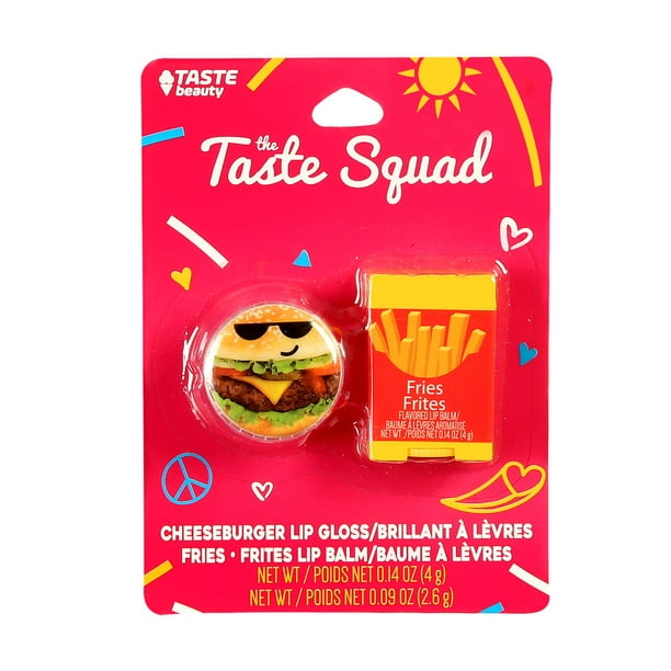 Taste Beauty Taste Squad Cheeseburger and Fries Lip Gloss - Walmart.ca