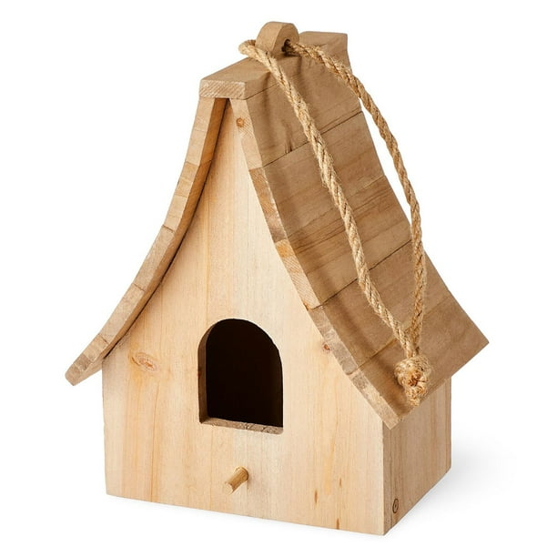 FRAÎCHE Spring Cedar Wood Bird House - Walmart.ca