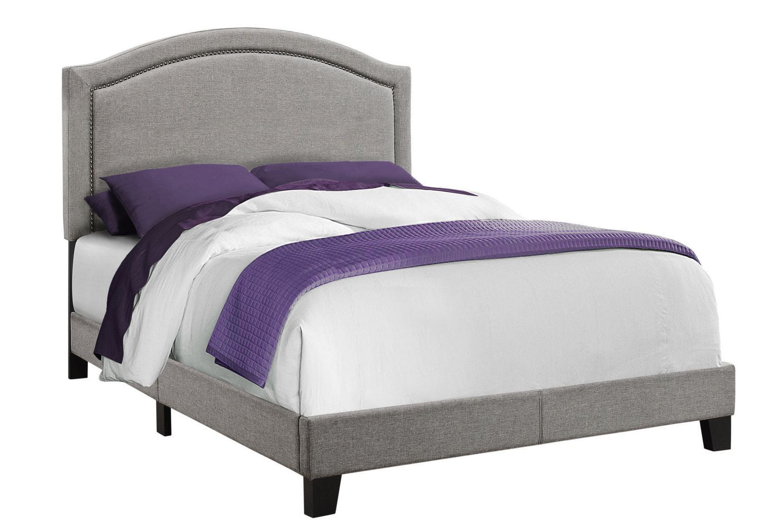 Monarch Specialties Inc Monarch Specialties Grey Bed Frame | Walmart Canada Monarch Specialties Inc Monarch Specialties Grey Bed Frame | Walmart Canada