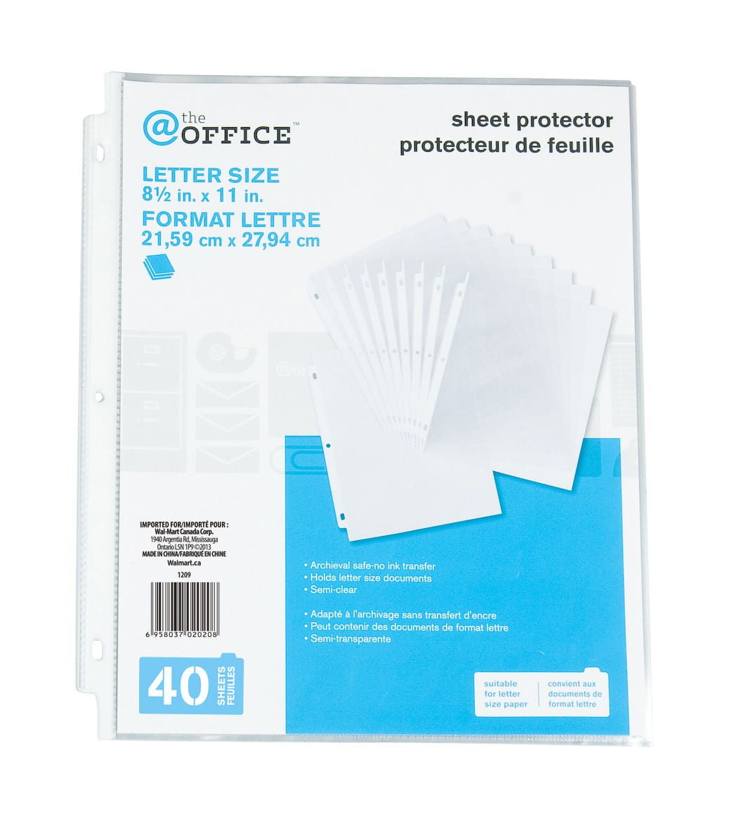 @ The Office Sheet Protector 40PK | Walmart Canada