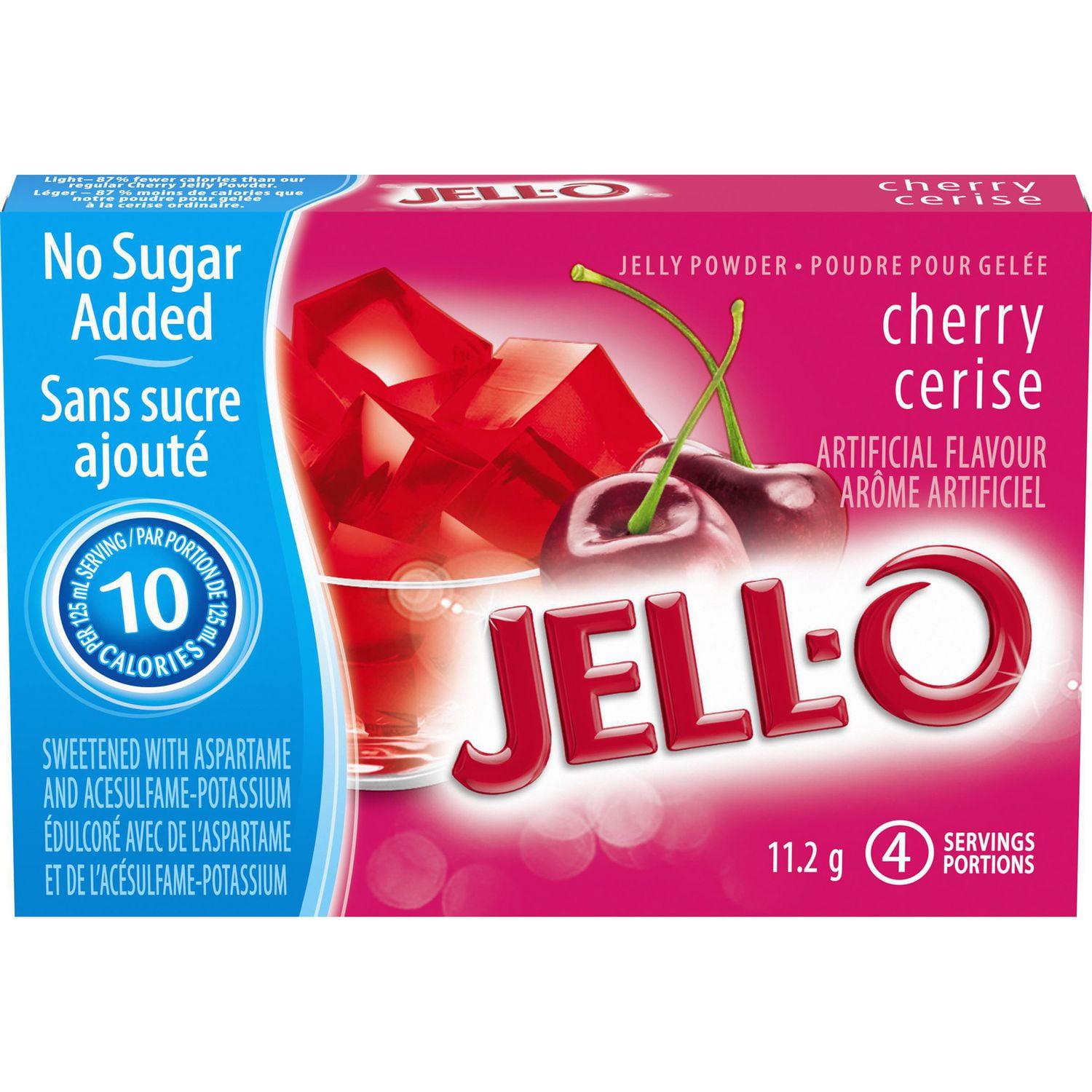 Jell-O Cherry Jelly Powder Light, Gelatin Mix | Walmart Canada