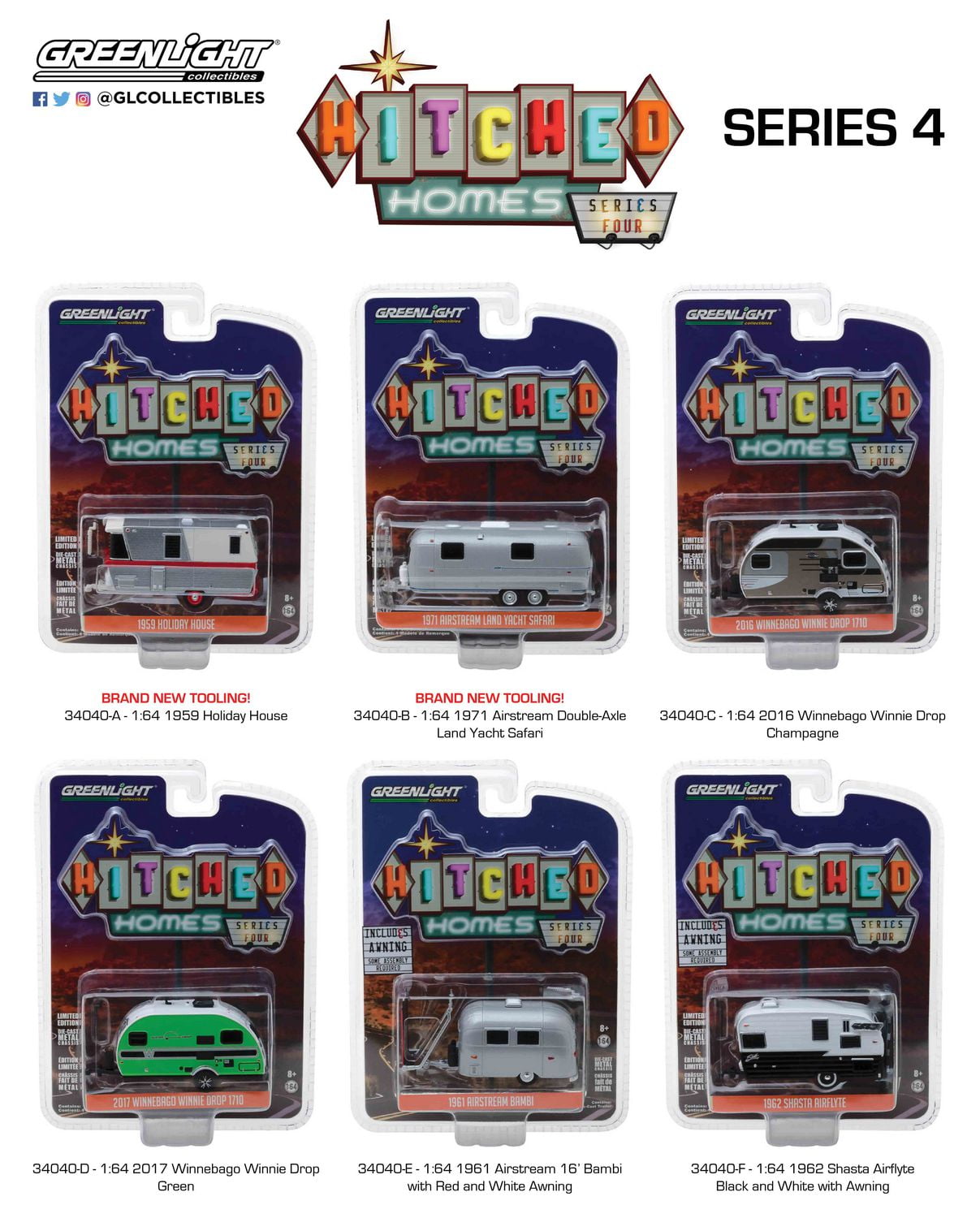 GreenLight 1:64 Hitched Homes Die-Cast Vehicles Series 4 | Walmart Canada