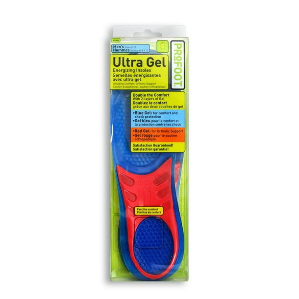 Profoot Men's Ultra Gel Energizing Insoles - Walmart.ca