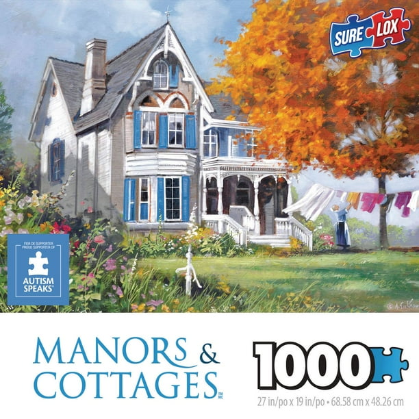 Sure-Lox 1000 Piece Manors & Cottages A Perfect Day Puzzle - Walmart.ca