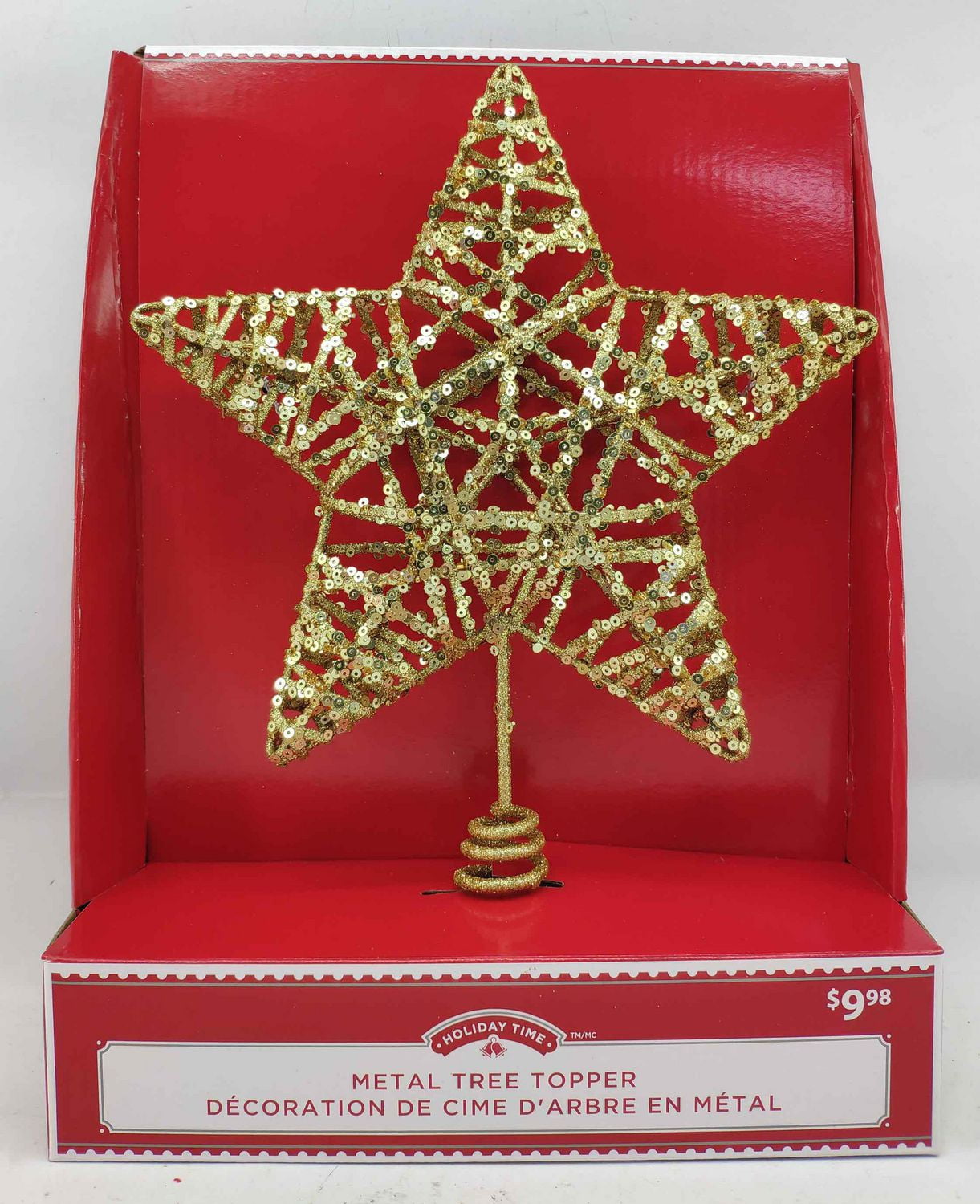 Holiday time Metal Tree Topper | Walmart Canada