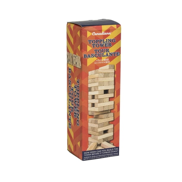 Canadiana Toppling Tower Wooden Blocks Set - Walmart.ca