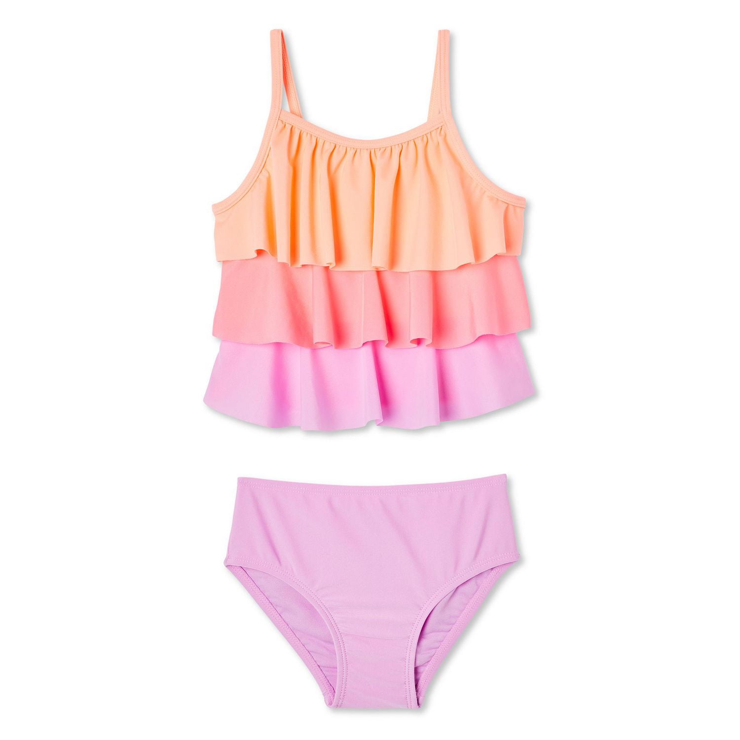 George Toddler Girls' Ruffle Tankini 2-Piece Set - Walmart.ca