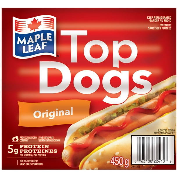 Top Dogs Saucisses fumées originales de Maple Leaf - Walmart.ca