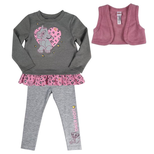 Disney Girls Simba 3 pc Legging Set - Walmart.ca