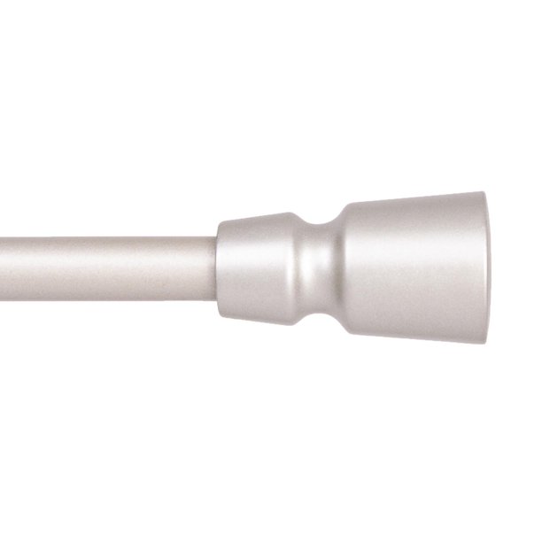 Mainstays 48-86” (122-218 cm) Lee Adjustable Petite Cafe Curtain Rod, 1 ...