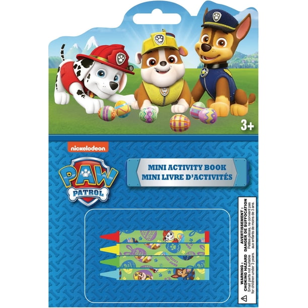 Paw Patrol Boy Mini Activity Book with Crayons - Walmart.ca