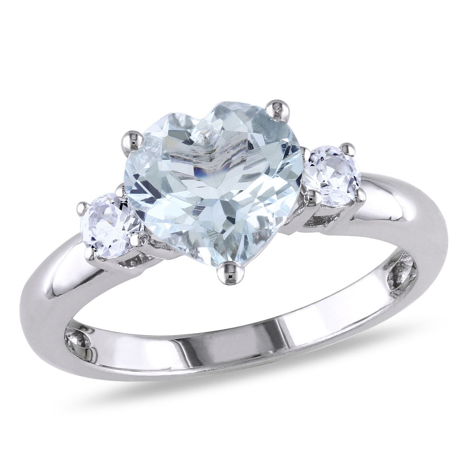 Click here for Tangelo 1-4/5 Carat T. G.W. Aquamarine And Created... prices
