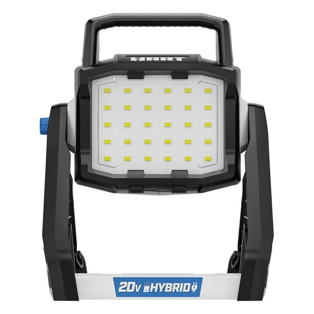 HART 20-Volt Hybrid LED Site Light, 1,800 Lumens (Battery Not Included ...
