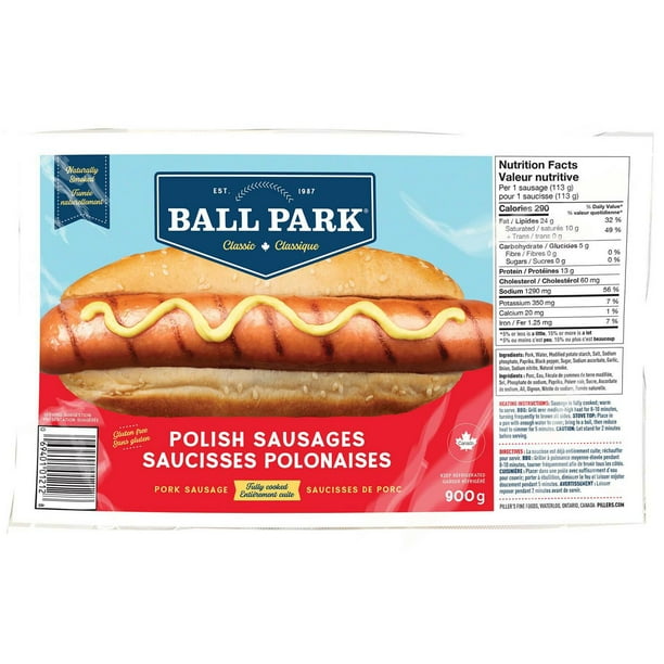 Ball Park Polish Sausage, 900 g - Walmart.ca