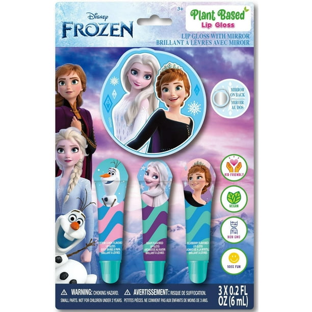 DISNEY FROZEN 3PK SWIRL LIP GLOSS WITH MIRROR - Walmart.ca