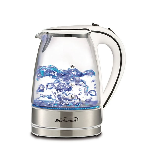 Brentwood 1.7L Cordless Glass Electric Kettle - Walmart.ca