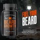 Wild Willies Beard Growth Supplement with Biositol AsX, 60 Capsules, Beard Growth Supplement ...