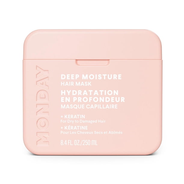 MONDAY Haircare DEEP MOISTURE Hair Mask with Keratin, Argan Oil, Shea ...