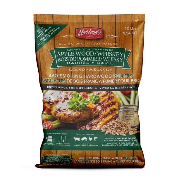 MacLean's Applewood/Whiskey BBQ Smoking Pellets - Walmart.ca